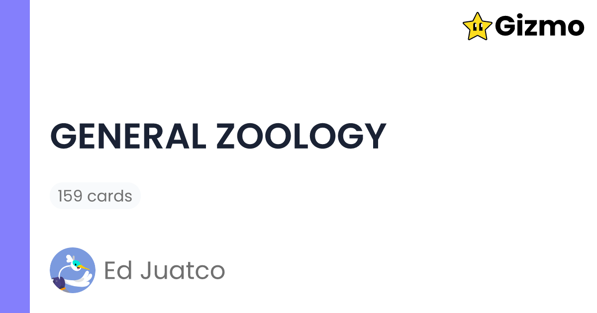 General Zoology | Flashcards