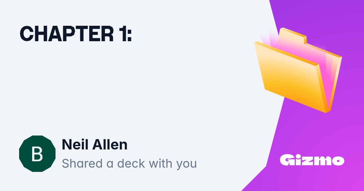 Chapter 1: | Flashcards
