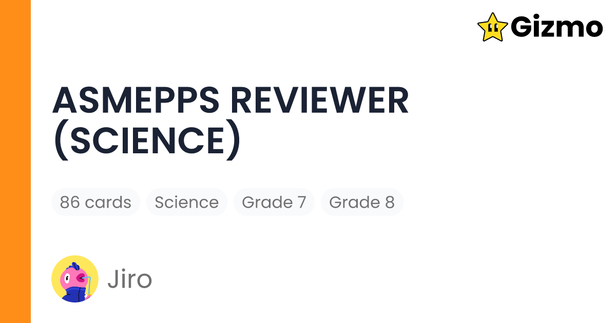 Asmepps Reviewer (science) | Flashcards