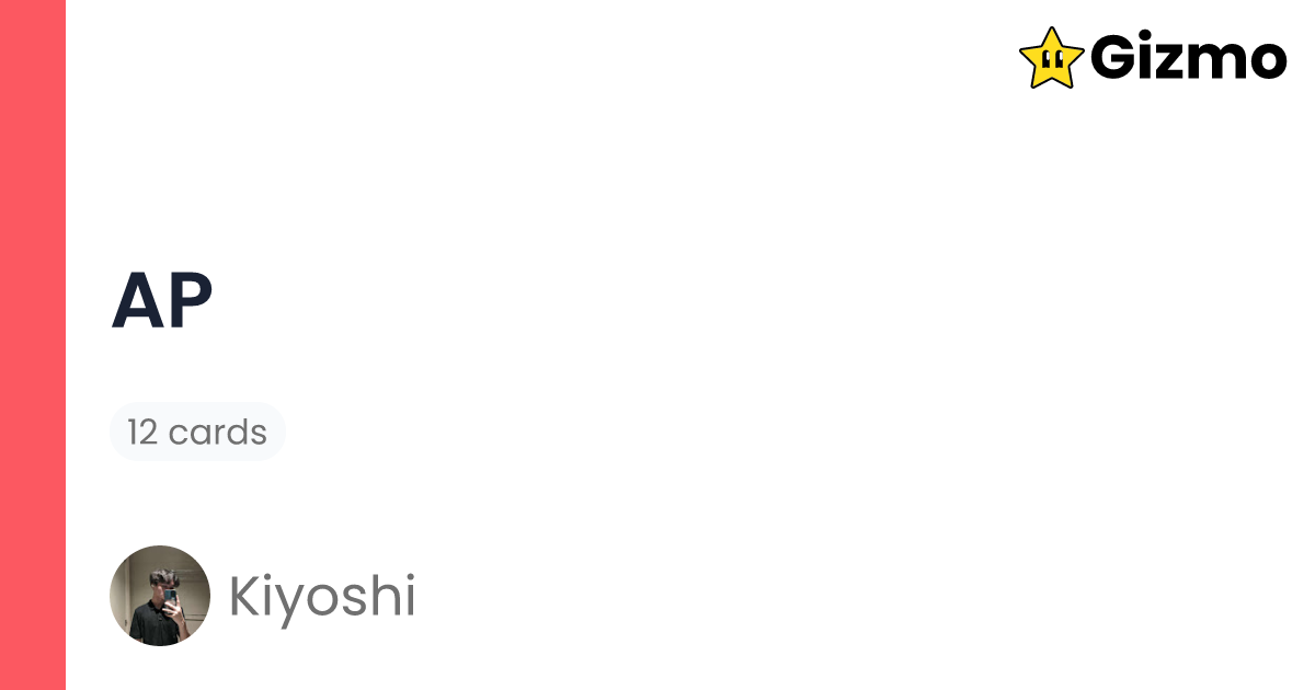 Ap | Flashcards