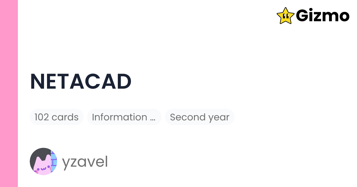 Netacad | Flashcards