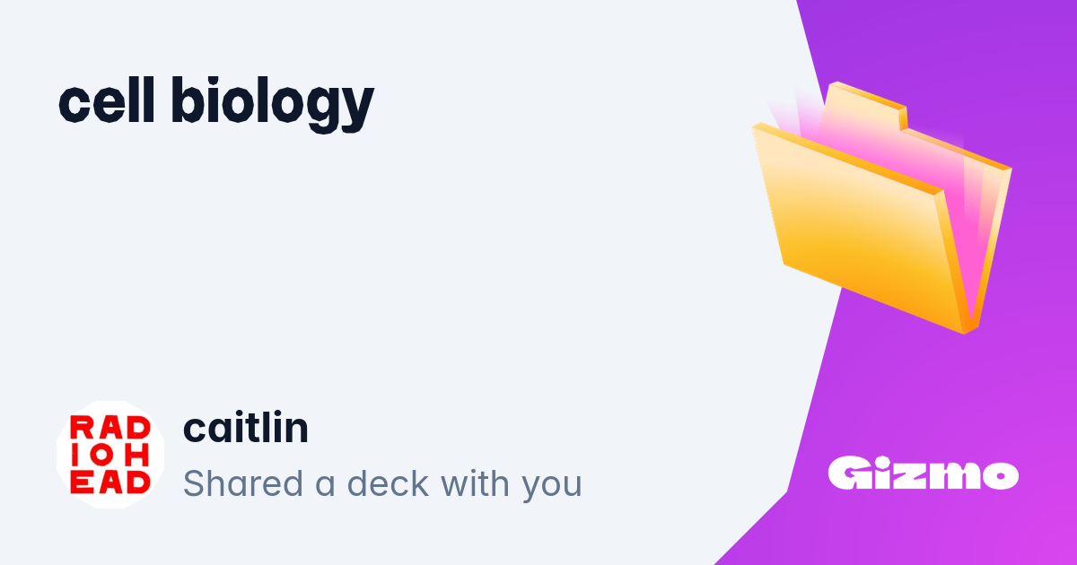 Cell Biology | Flashcards