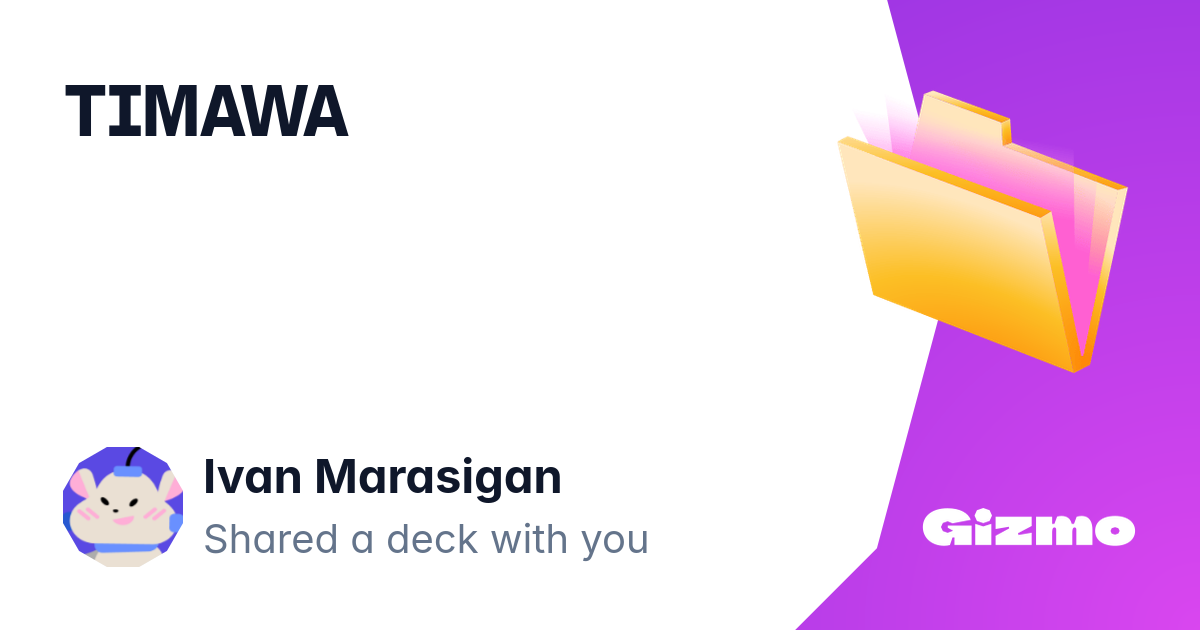 Timawa | Flashcards