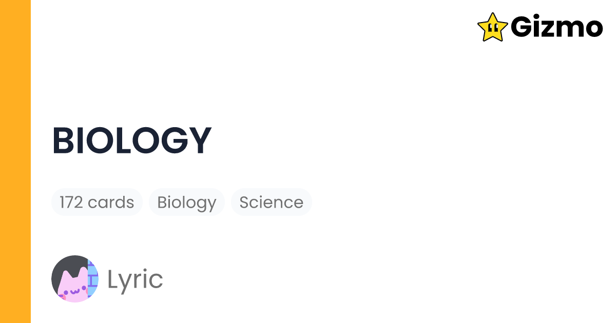 Biology | Flashcards