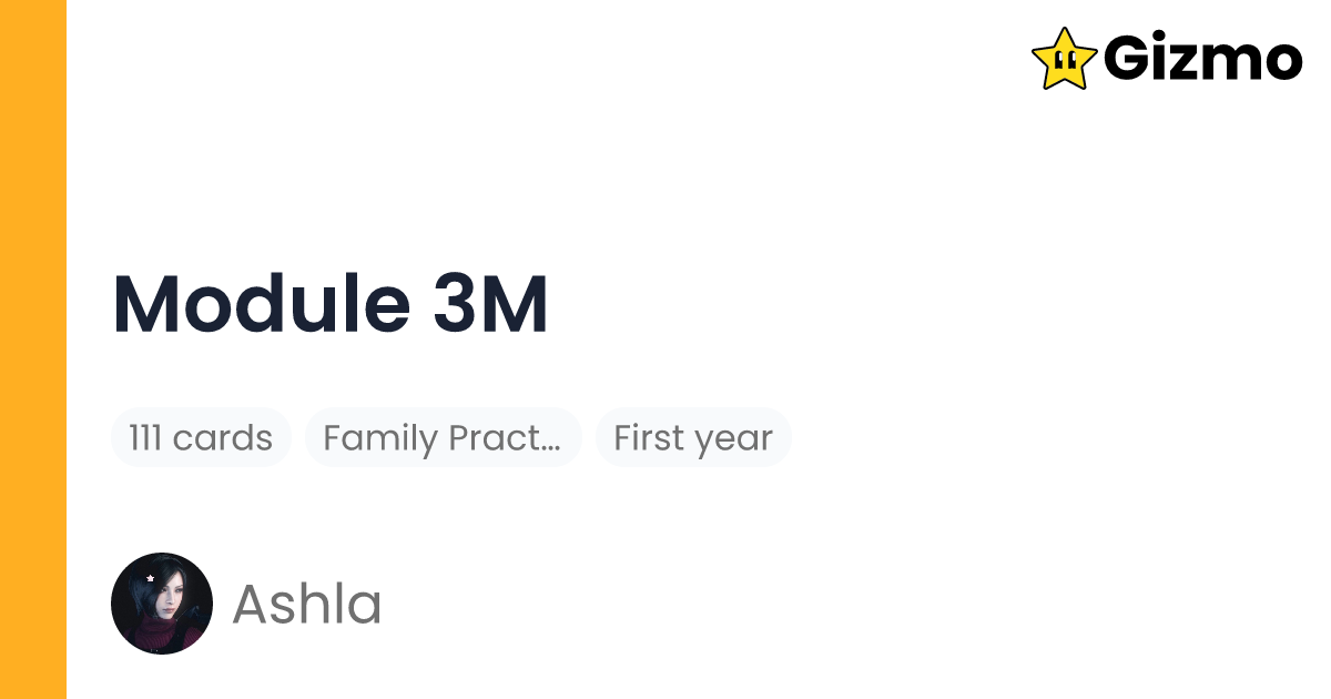 Module 3m | Flashcards