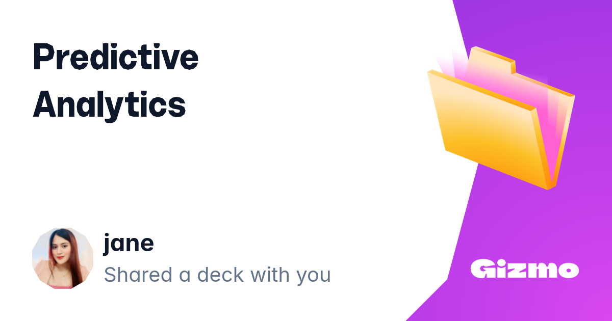 Predictive Analytics Flashcards Predictive Analytics Flashcards