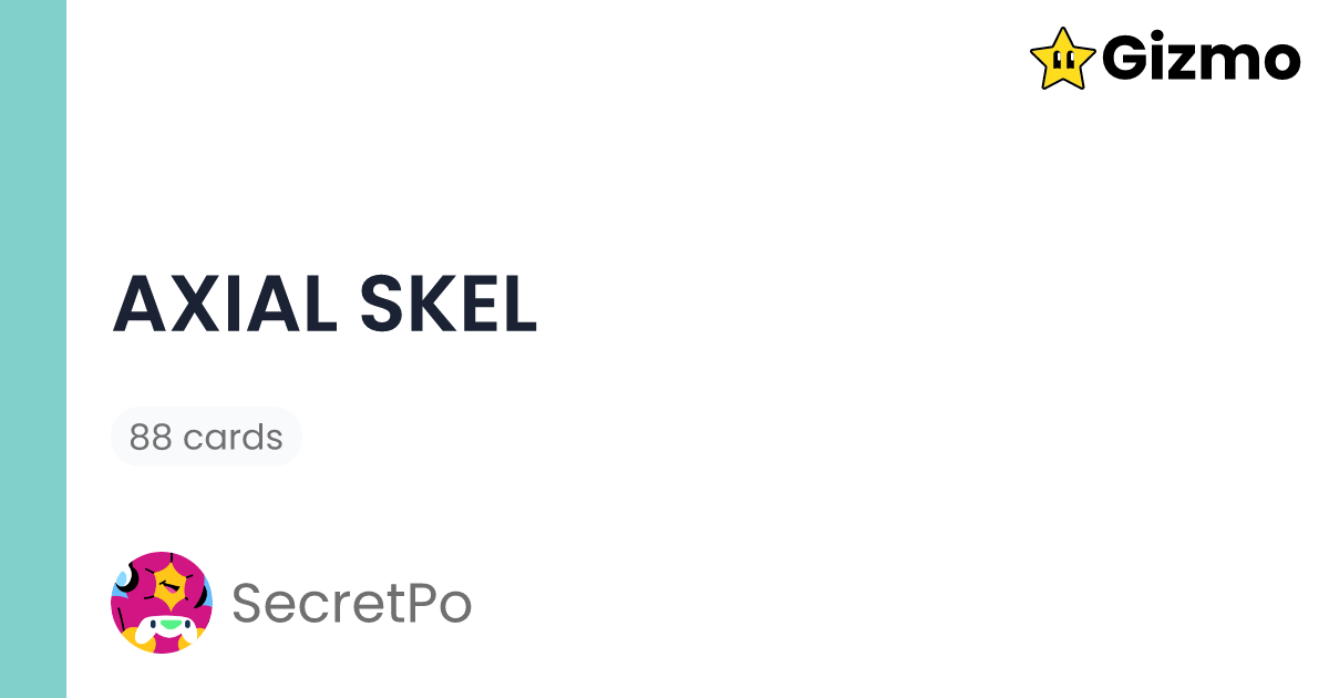 Axial Skel | Flashcards