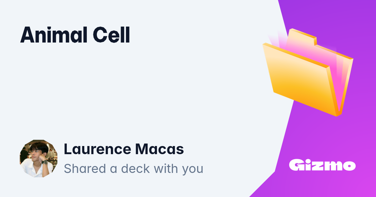 Animal Cell | Flashcards