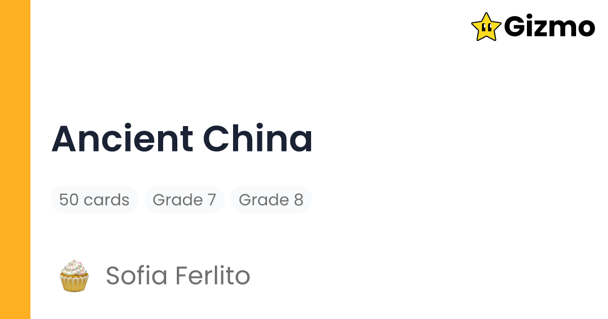 Ancient China | Flashcards